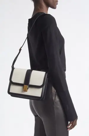 Khaite Blake Crossbody Bag - Black/natural