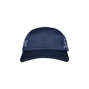 Supreme Jacquard Pique Camp Cap - Blue