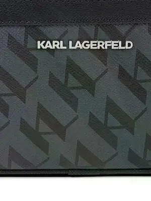 Karl Lagerfeld Monogram Messenger Bag
