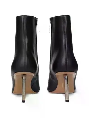 Off-White Metal-cap Stiletto Ankle Boots