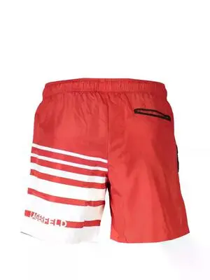 Karl Lagerfeld Striped Swim Shorts