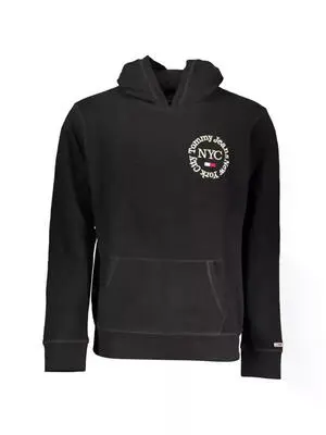 Tommy Hilfiger Logo-print Hoodie - Black