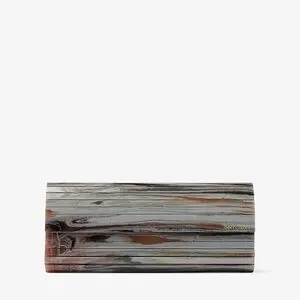JIMMY CHOO Sweetie Marble Effect Acrylic Clutch Bag - Grey