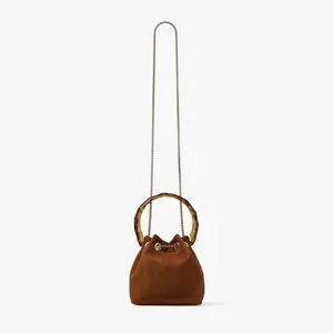 JIMMY CHOO Bon Bon Bucket Bag - Tan/multi/tortoiseshell