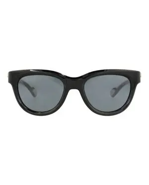 Gucci Round-frame Injection Sunglasses - Black Black Grey (gg1620s/30014934/001)
