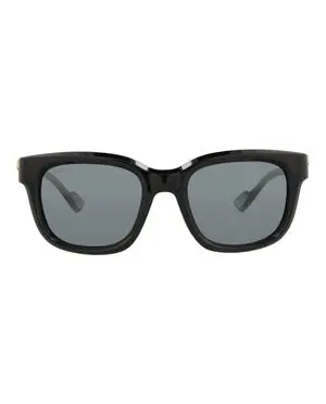 Gucci Square Frame Injection Sunglasses - Black Black Grey (gg1621sa/30015105/001)