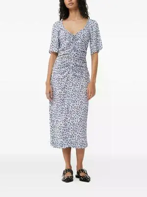 GANNI Heather Midi Dress