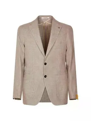 Tagliatore Textured-finish Blazer - Neutrals