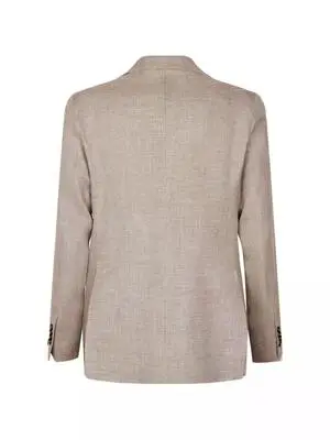 Tagliatore Textured-finish Blazer - Neutrals