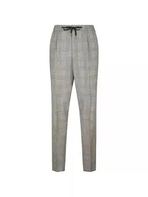 Tagliatore Prince Of Wales Check Double-breasted Blazer - Grey