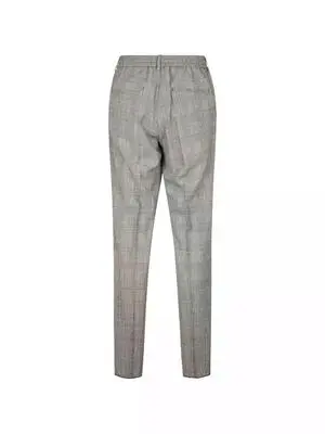 Tagliatore Prince Of Wales Check Double-breasted Blazer - Grey