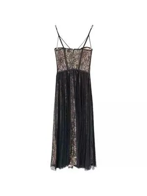 Elisabetta Franchi Lace-paneled Corset Dress