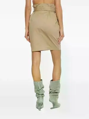 Balmain Belted Cargo-pocket Mini Skirt
