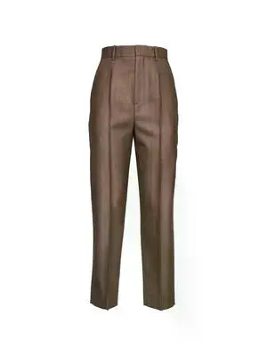 Victoria Beckham Pressed-crease Tailored Trousers