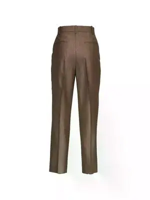 Victoria Beckham Pressed-crease Tailored Trousers