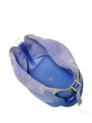 Hermès 2017 Pm Picotin Lock Handbag - Blue