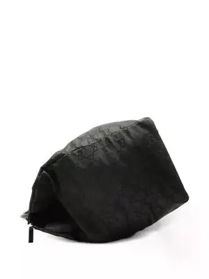 Gucci 2000-2010s Gg Canvas Boston Tote Bag - Black