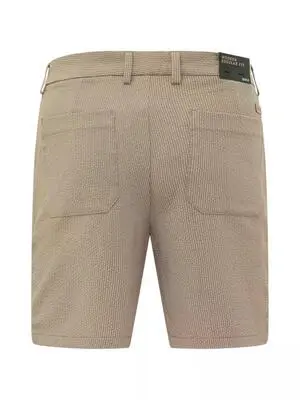 BOSS Textured Regular Fit Shorts - Neutrals