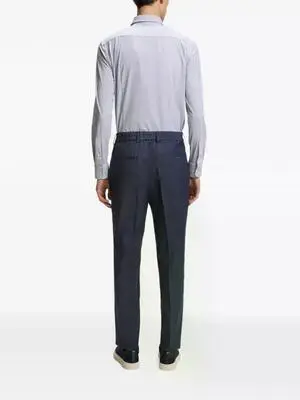 BOSS Slim-fit Shirt In Italian Performance-stretch Jersey