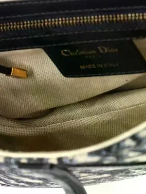 Dior Saddle Handbag Oblique Canvas Medium Shoulder Bag - Blue