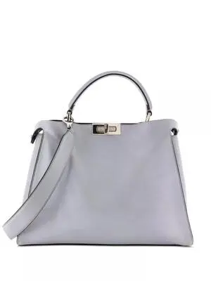 Fendi Peekaboo Essential Leather Satchel