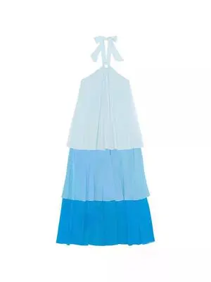GANNI Tiered Midi Dress