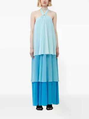 GANNI Tiered Midi Dress