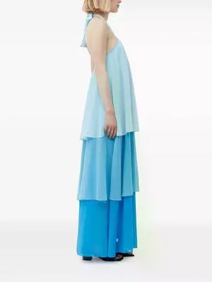 GANNI Tiered Midi Dress