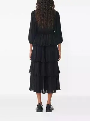 GANNI Tiered Midi Dress