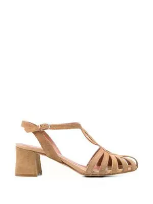 MAISON 21 Cage-detail T-bar Sandals