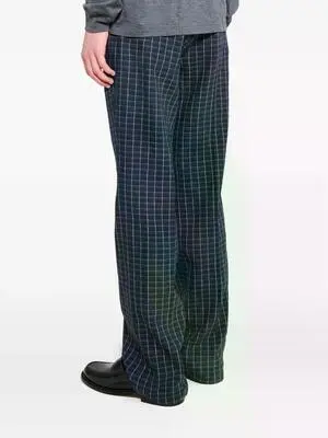 WALES BONNER Check-pattern Trousers
