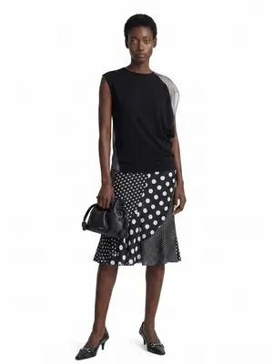 Sportmax Asymmetrical Stretch Viscose Top