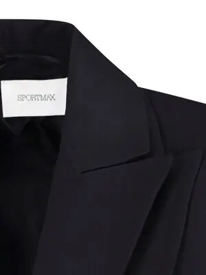 Sportmax Single-breasted Double Collar Blazer