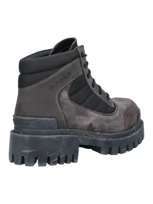 Balenciaga Combat Strike Boots - Brown