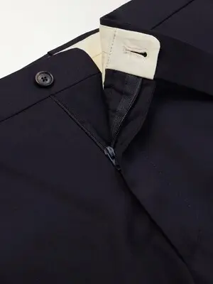 DE PETRILLO Straight-leg Wool-blend Suit Trousers