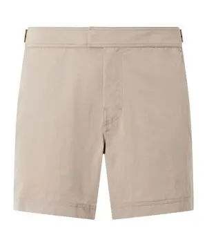 Zegna Straight-leg Mid-length Swim Shorts - Neutrals