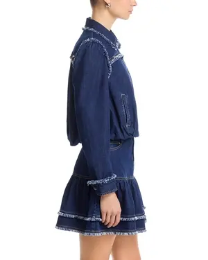 Cinq À Sept Bicolor Fringe Indria Jacket