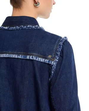 Cinq À Sept Bicolor Fringe Indria Jacket