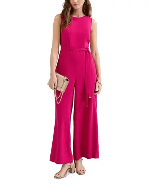 PHASE EIGHT Marta Wide Leg Jumpsuit - Fuchsia