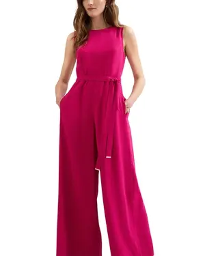 PHASE EIGHT Marta Wide Leg Jumpsuit - Fuchsia