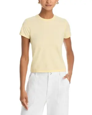 FRAME The Vintage Baby Tee - Lemon