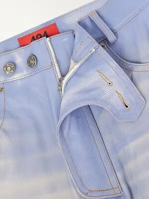424 Moto Straight-leg Leather Trousers