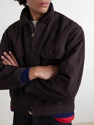 KAPTAIN SUNSHINE Cotton And Linen-blend Jacket - Brown