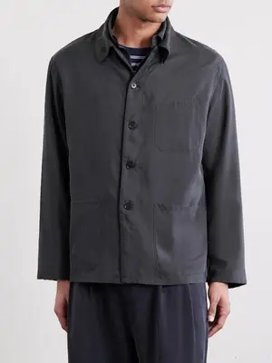 KAPTAIN SUNSHINE Silk-gabardine Blouson Jacket