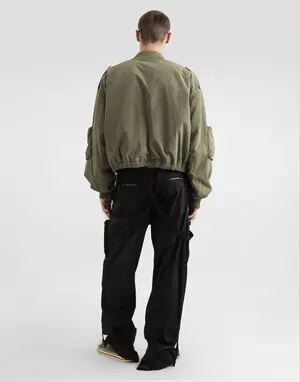 Dolce & Gabbana Wavy Nylon Bomber Jacket - Multicolor