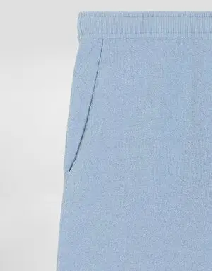 Dolce & Gabbana Smooth Knit Shorts - Azure