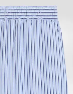 Dolce & Gabbana Striped Poplin Bermuda Shorts - Multicolor