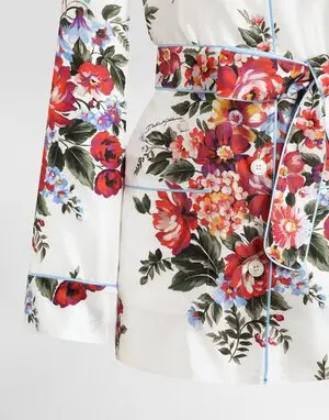 Dolce & Gabbana Floral Print Twill Shirt - Multicolor