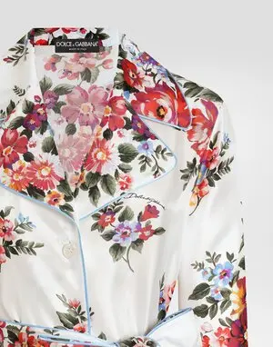 Dolce & Gabbana Floral Print Twill Shirt - Multicolor