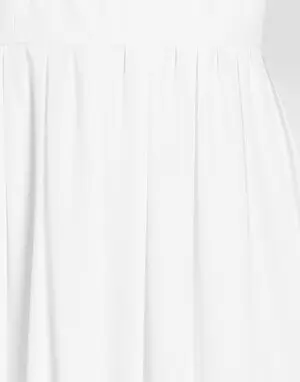Dolce & Gabbana Short Poplin Dress With Stretch Insert